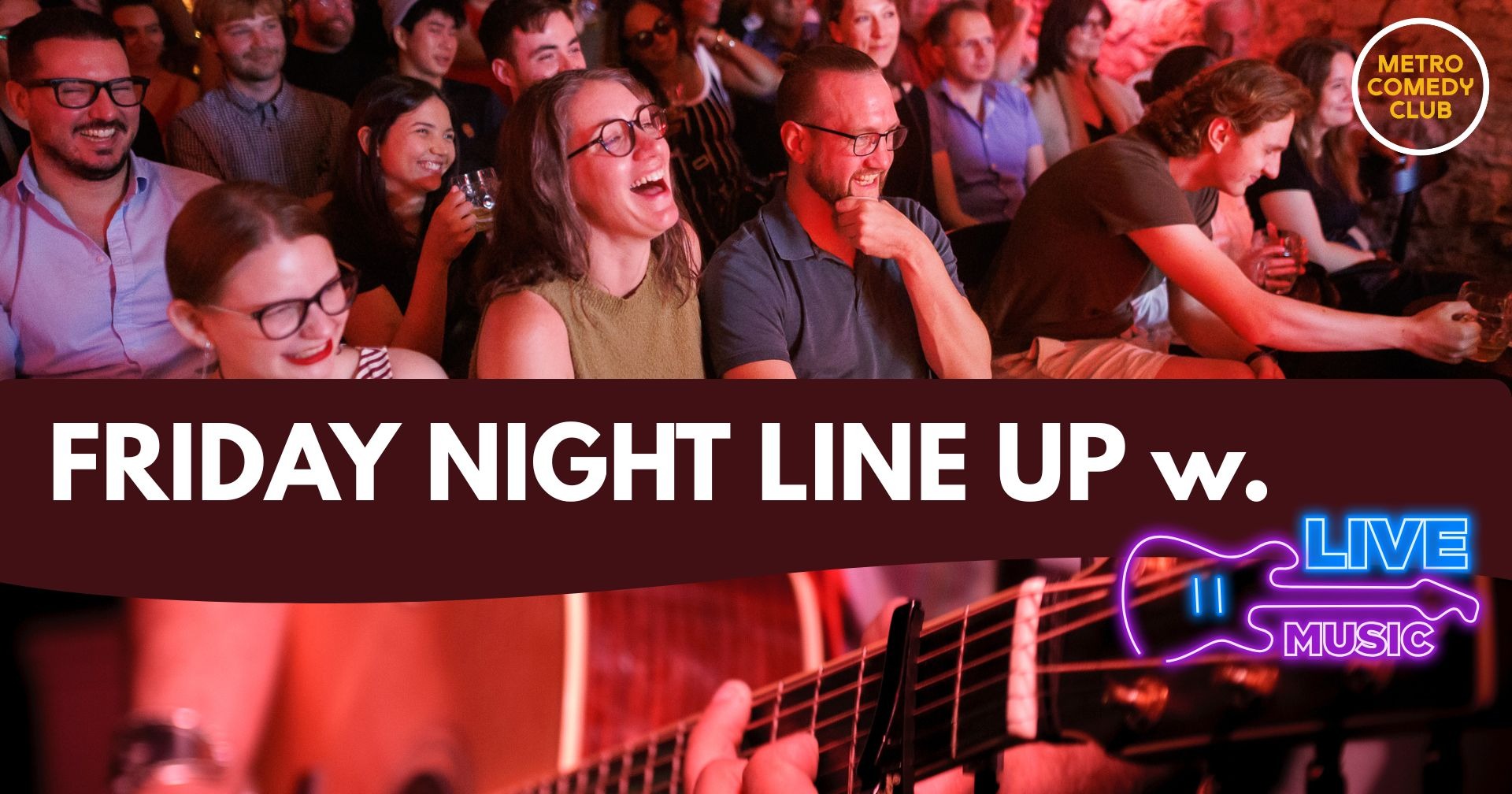 Friday Night Lineup with LIVE music - 3rd October - BOOM