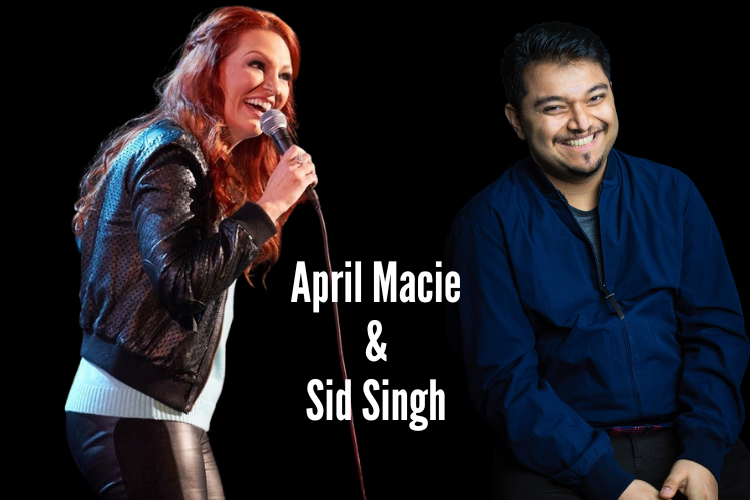 April Macie and Sid Singh at Metro Comedy Club - BOOM