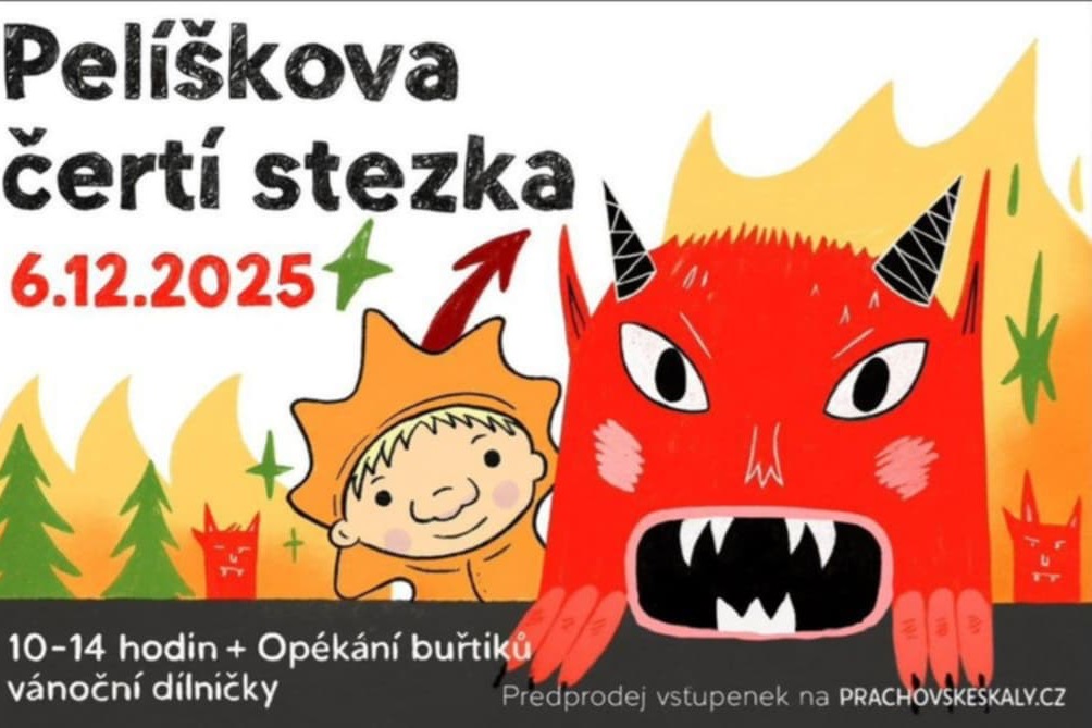 Pelíškova čertí stezka v Prachovských skalách - BOOM